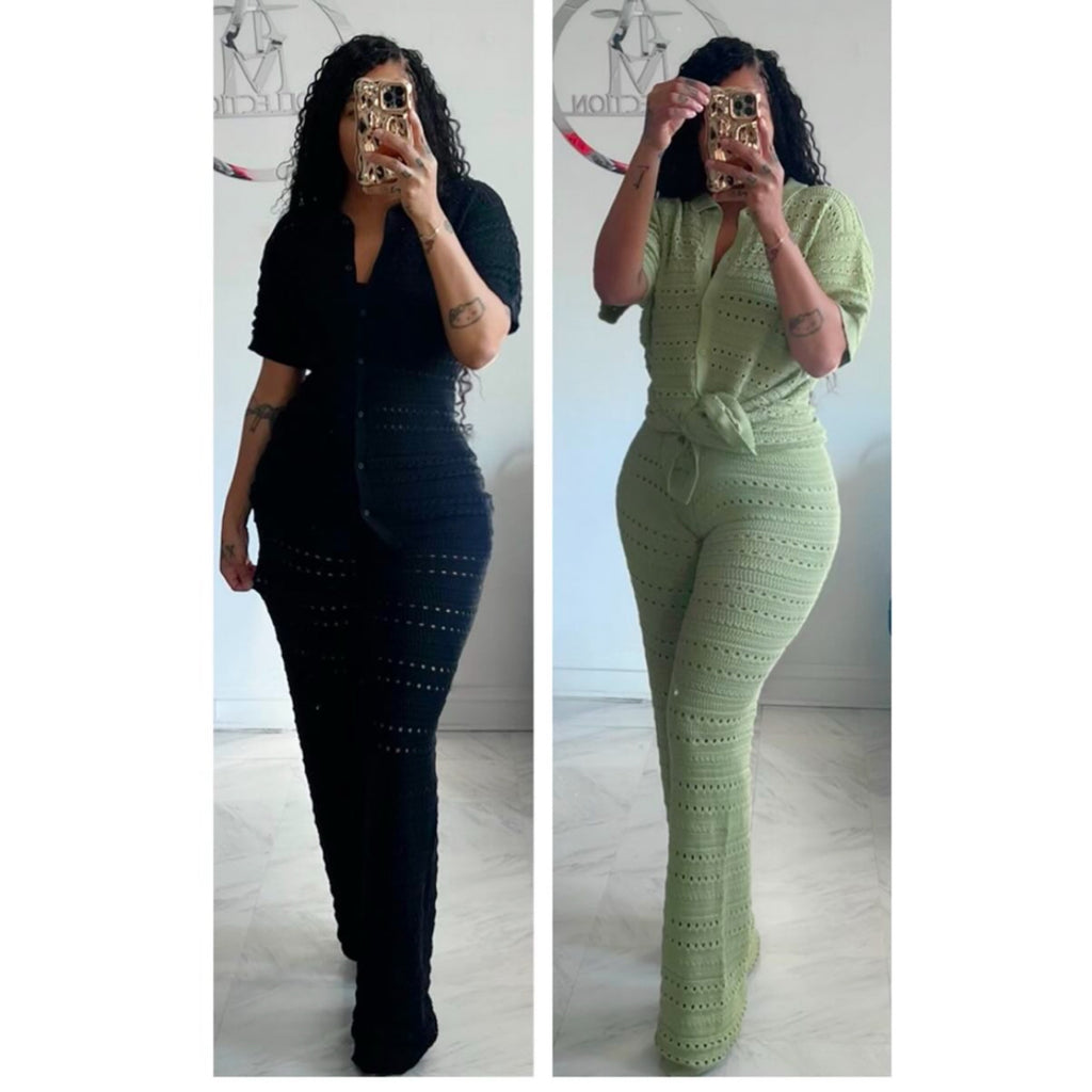 Knitted pants set(53) – ashleyskloset